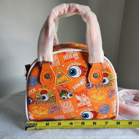 Von Dutch | Bags | Von Dutch Nwt Jax Bowling Bag Wdetachable Strap ...
